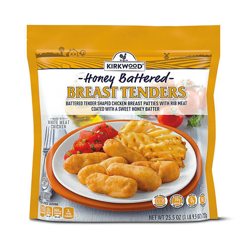 Kirkwood Honey Battered Chicken Breast Tenders, 25.5 oz